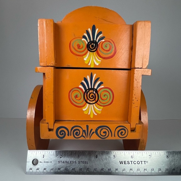 Vintage | Accents | Vintage Costa Rican Hand Painted Ox Cart | Poshmark